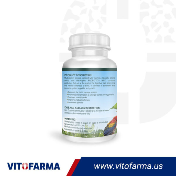 Probiotics and Vitamins for Birds – PROBIOTICS BIRDS 80 g - Vitofarma